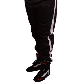 RJS Racer 5 Classic 2 Layer Pants Black - SFI 3.2A/5 Rated Racing Gear