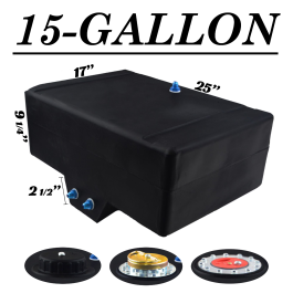 15 Gallon Fuel Cell w/Sump - Durable & Versatile Solution by Racer Direct