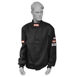 Racerdirect Racing Jacket SFI 3.2A/1 - Premium Fire-Resistant Black Cotton