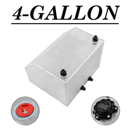 4 Gallon Aluminum Fuel Cell by Racer Direct - Lightweight and Durable ...