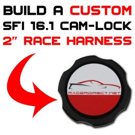 Customize Your 2-Inch SFI 16.1 Cam-Lock Race Harness by Racer Direct