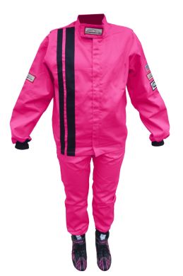 Racerdirect Junior Pink Racing Suit - SFI 3.2A/1 Fire Retardant 2-Piece